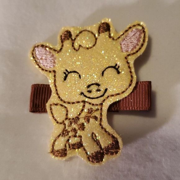 Yogi & Cecil's Boutique | Accessories | New Sparkly Giraffe Felt Hair ...